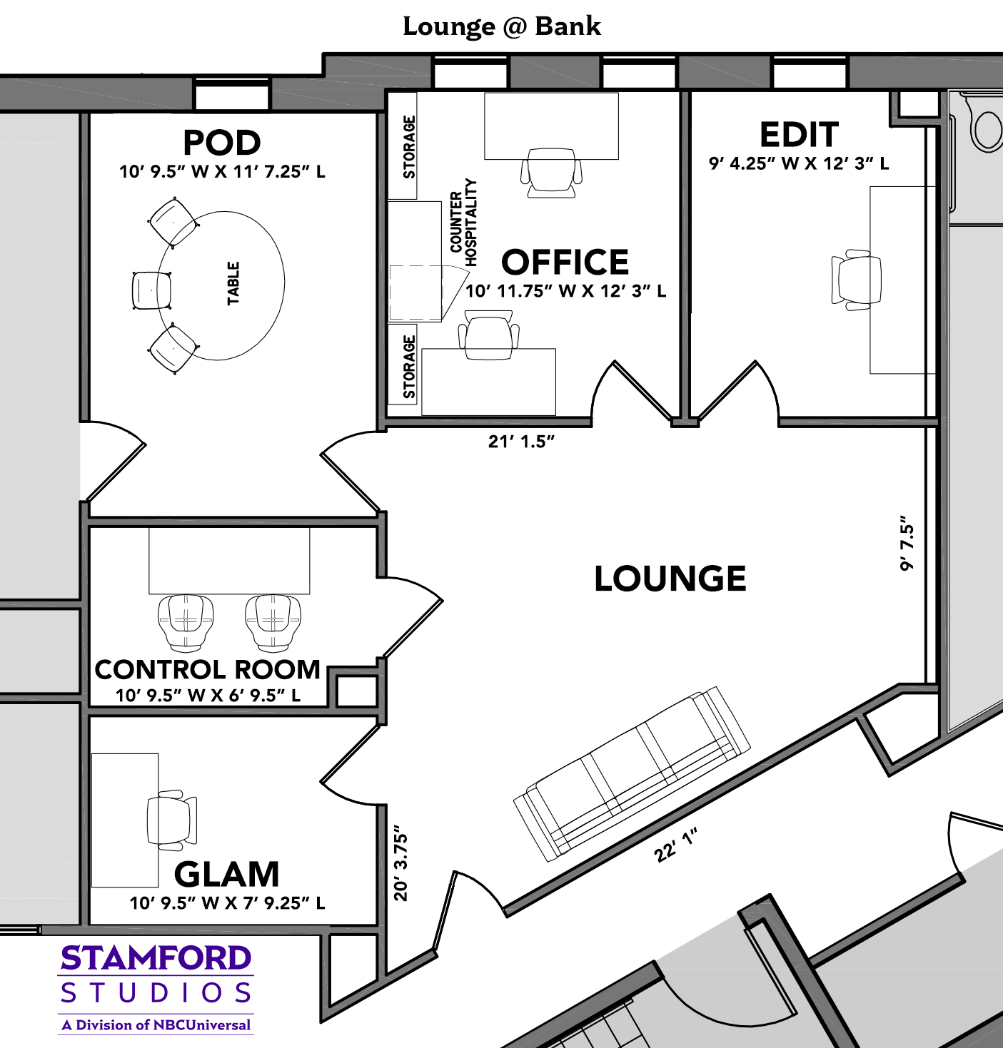 Digital Factory: Floor Plans | Stamford Studios